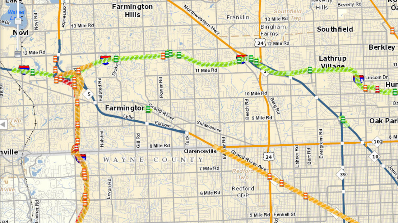 I-696 construction begins this week; full westbound closure...