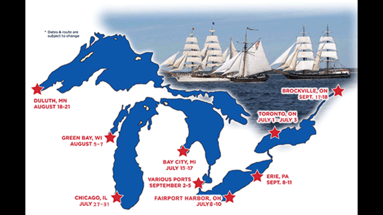 Replica vessels sail their way through Great Lakes