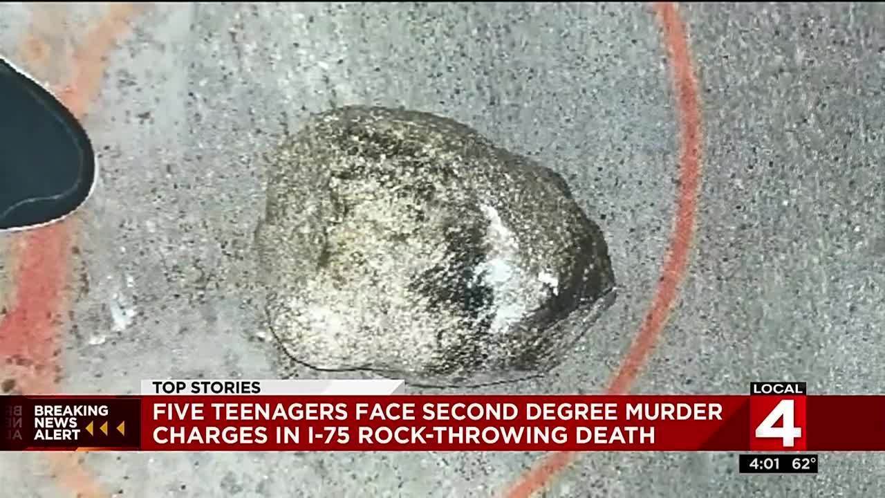 5 teens charged with murder after rock thrown from I-75 overpass in ...