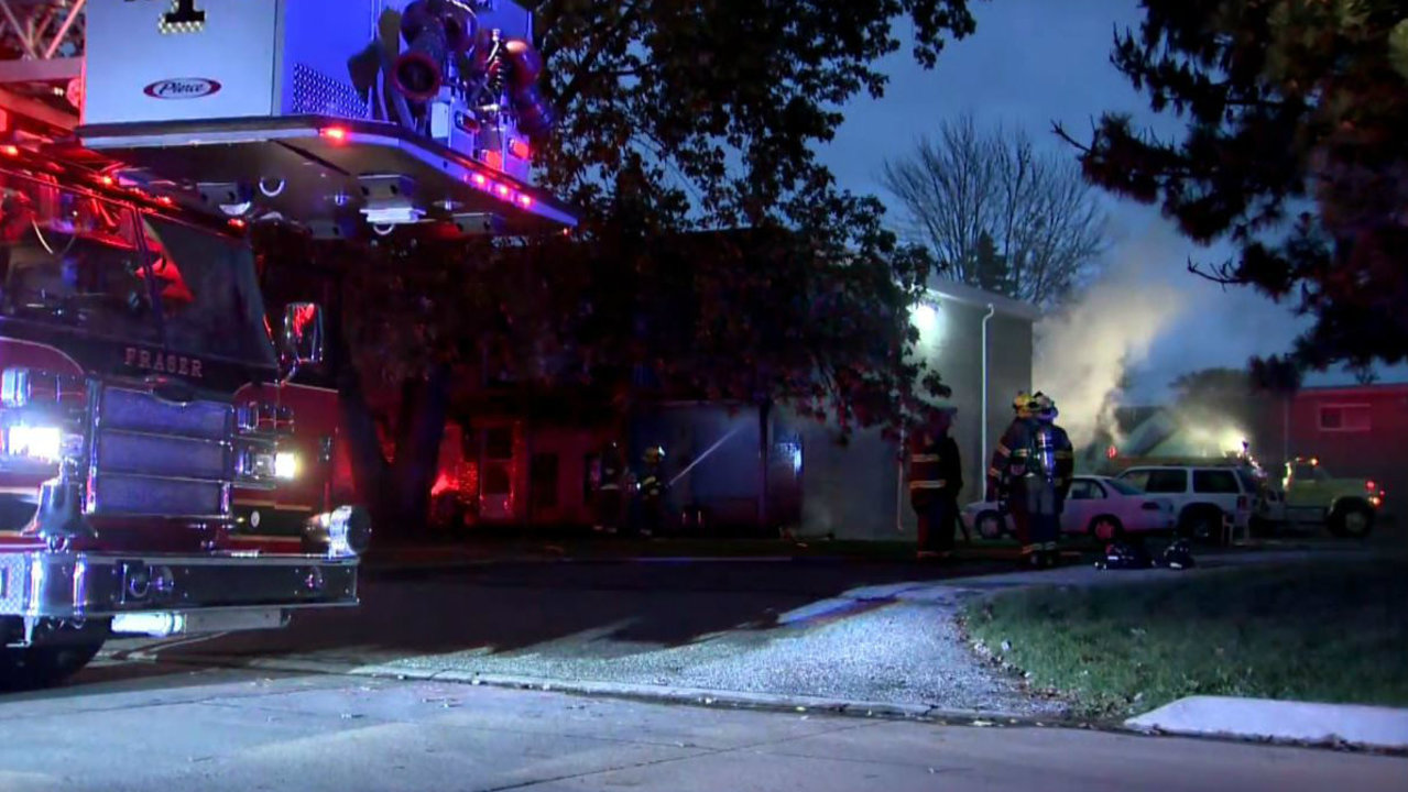 Apartment building catches fire in Fraser Apartment building catches fire in Fraser