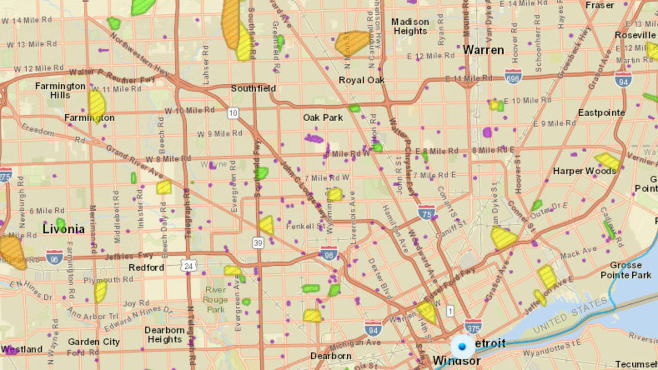 Dte Energy Power Outage Map Michigan - Map